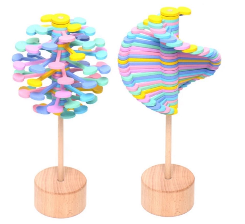Entertain Your Kids with Our Wooden Spin Lollipop Toy | Fun and Eco ...