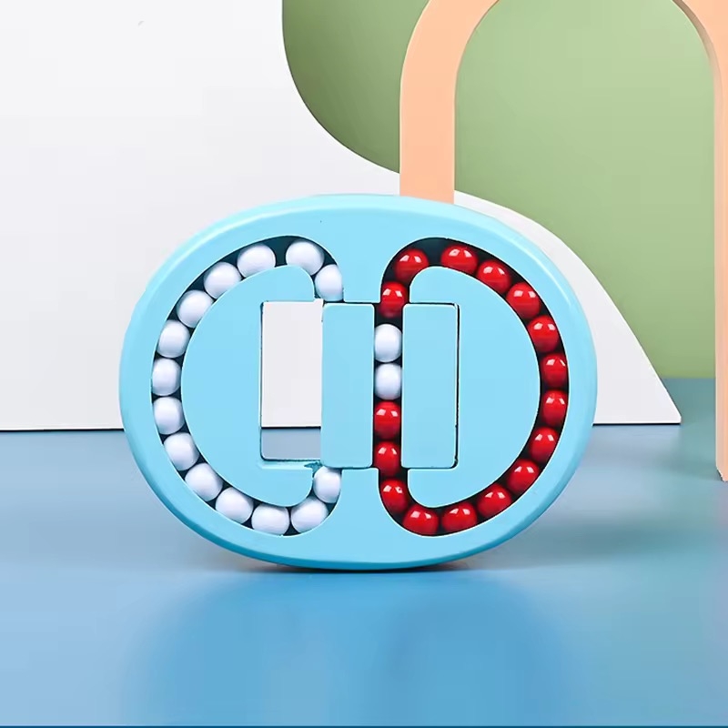 ToyArtsy Magic Bead Puzzle Blue Creative Brain Teaser Toy for Kids and ...