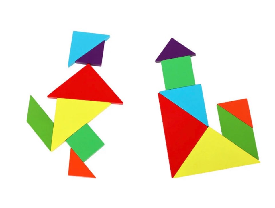 Wooden Tangram Puzzle | baby learn shapes - ToyArtsy