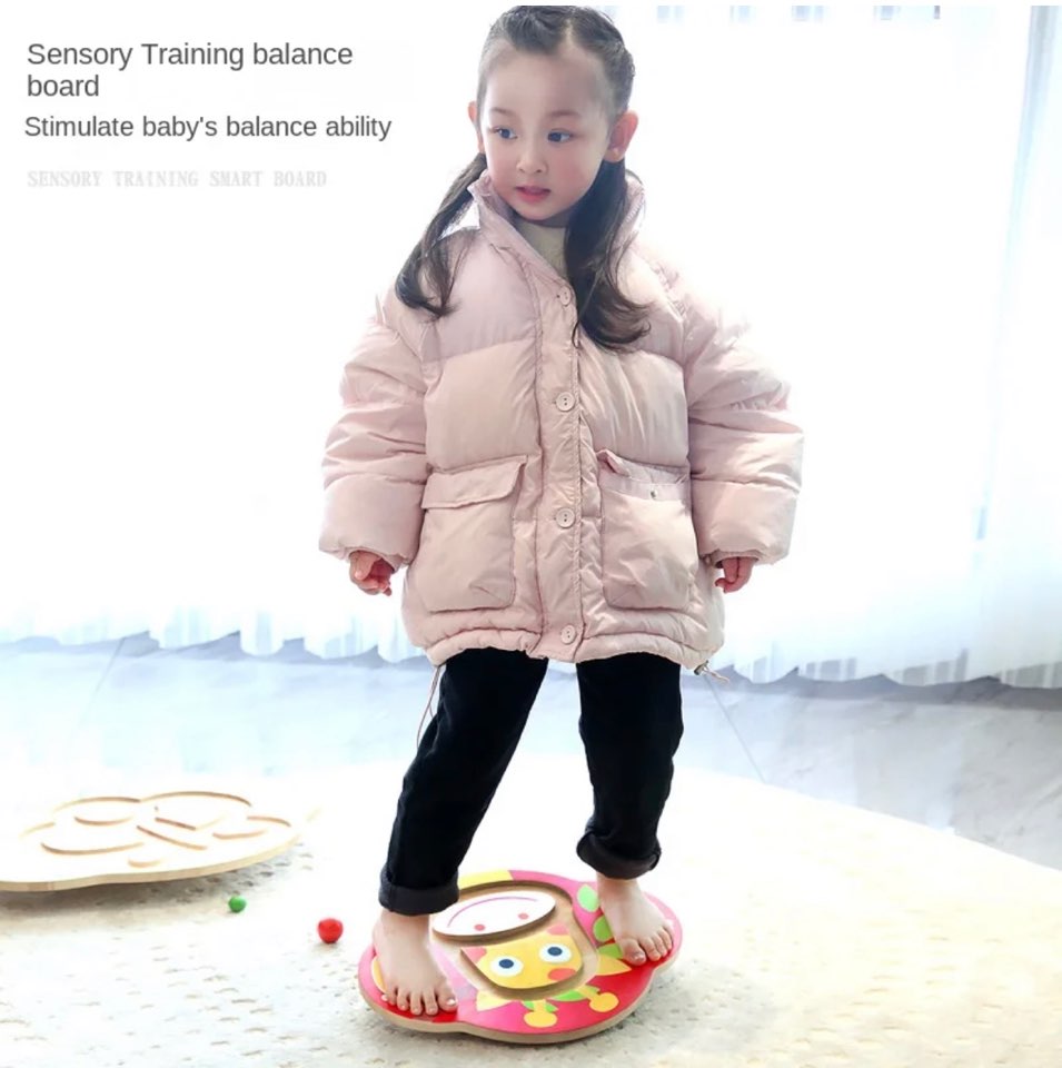 Wooden Balancing plate game | kids fitness toy - ToyArtsy