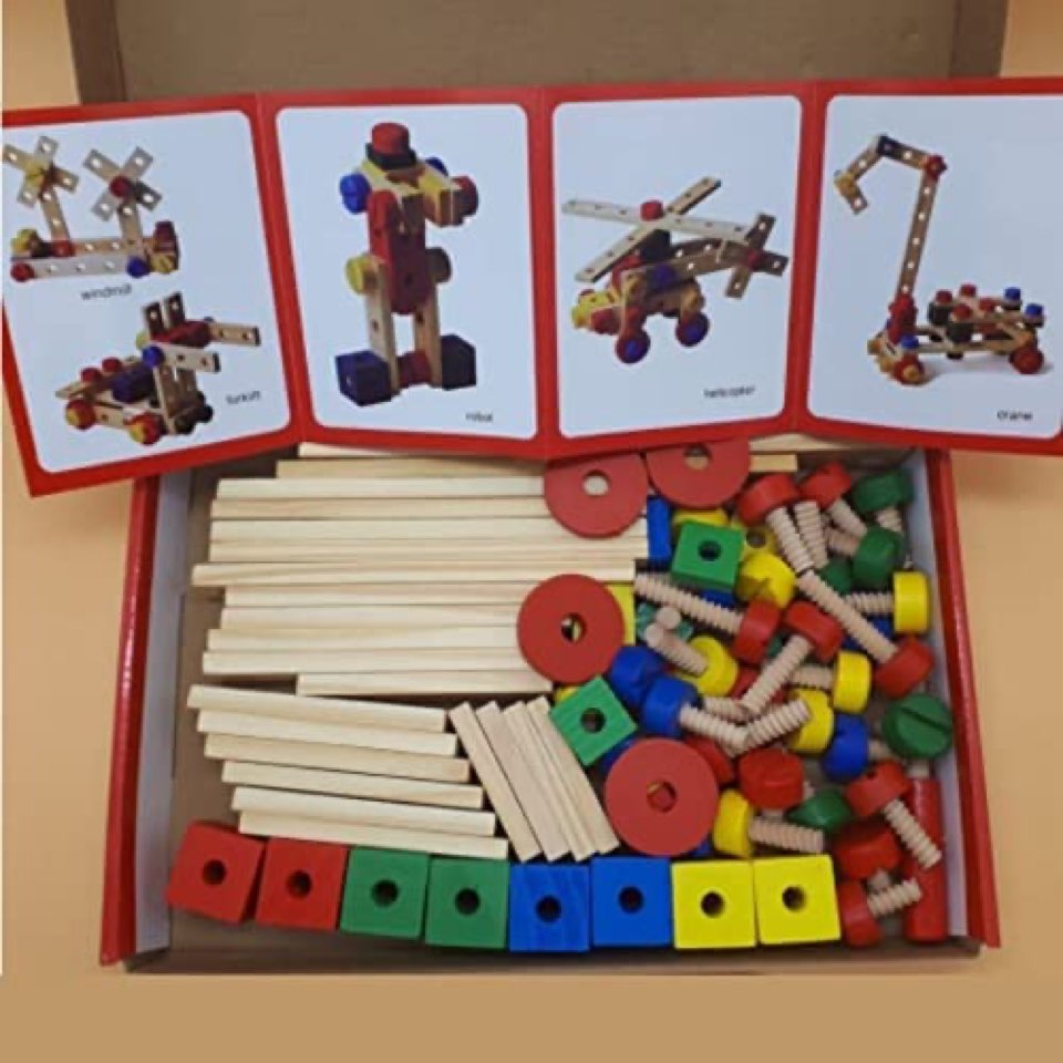 Wooden Multifunction Mechanical playset | construction toys - ToyArtsy