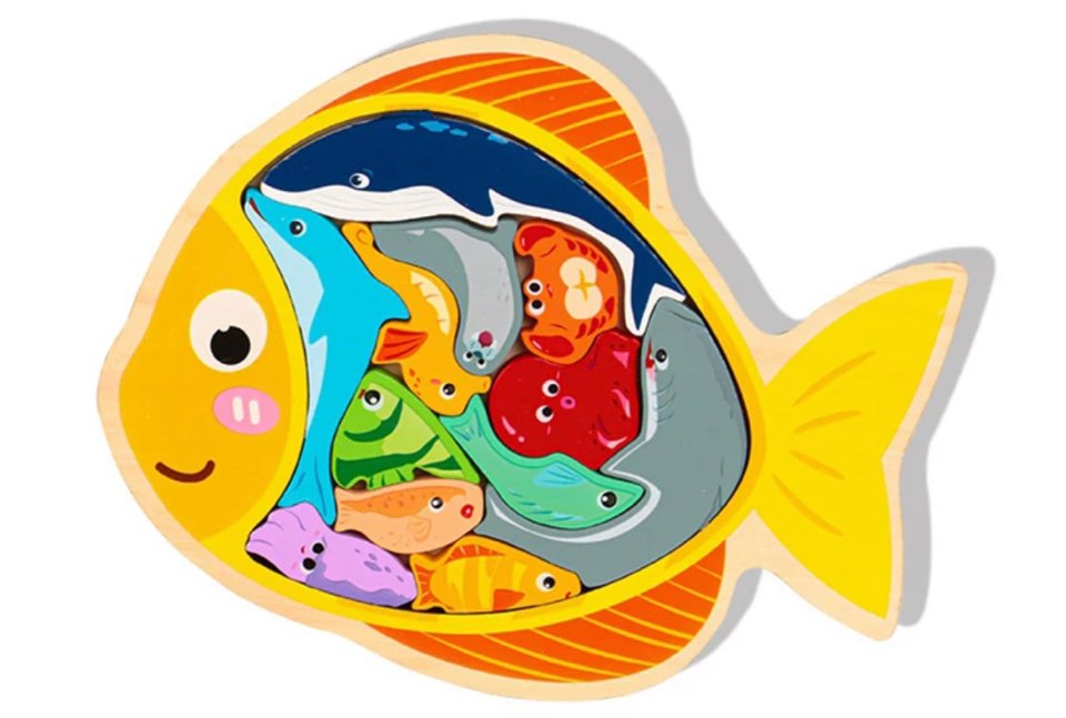 Wooden 3D Turtle puzzles | learning kids - ToyArtsy