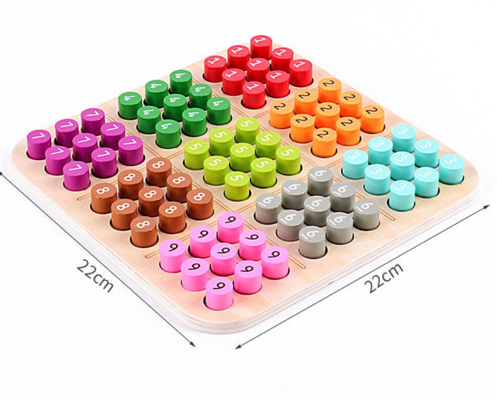 Wooden Sudoku board | Maths learning for kids toys | ToyArtsy