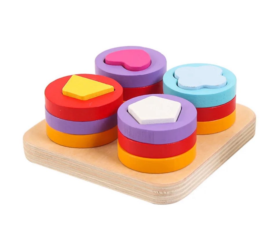 Geometric Matching Sleeve Toy for Babies and Toddlers - Brain ...