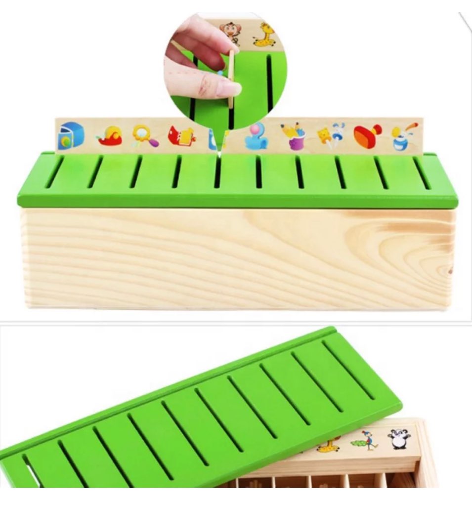 Wooden Knowledge Classification Education Toy | Educational Montessori ...