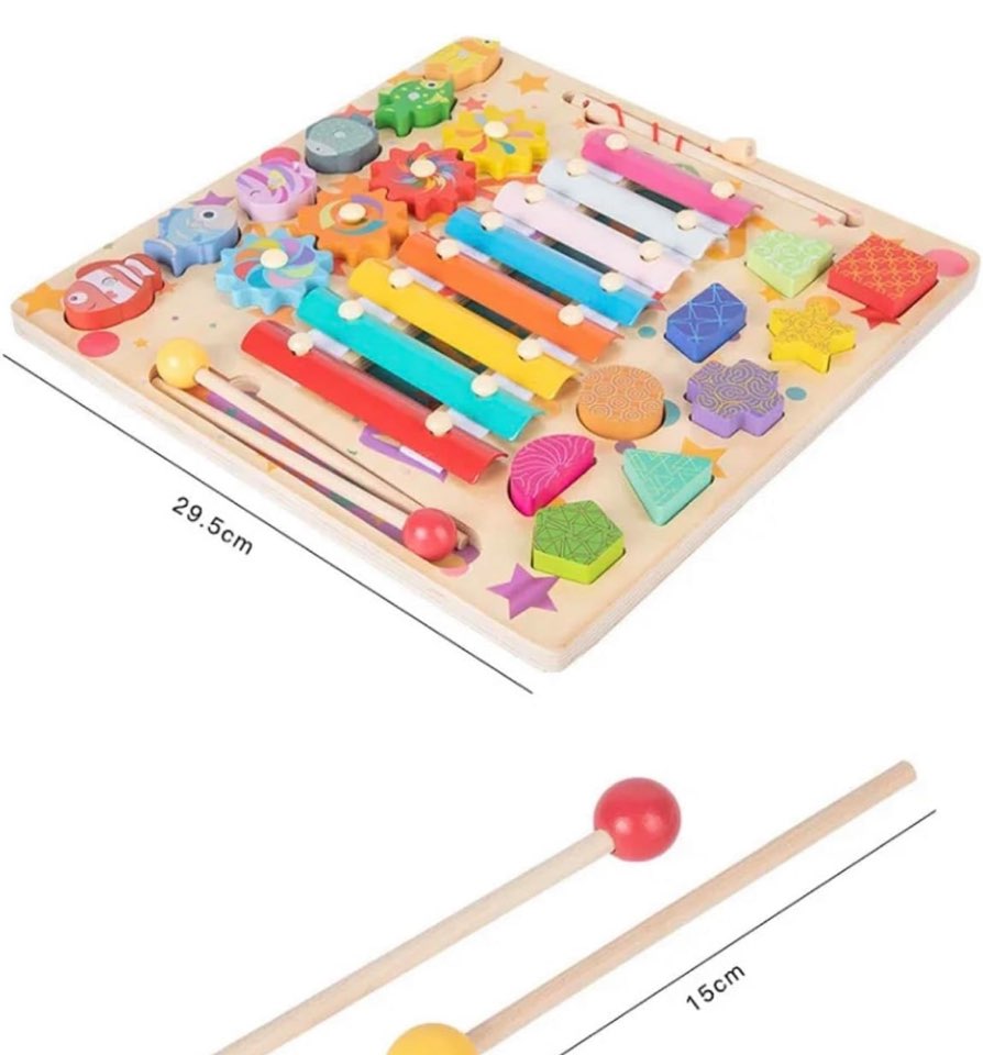 Engage, Learn, Play: Multifunctional Kids Activity Board Toy ...