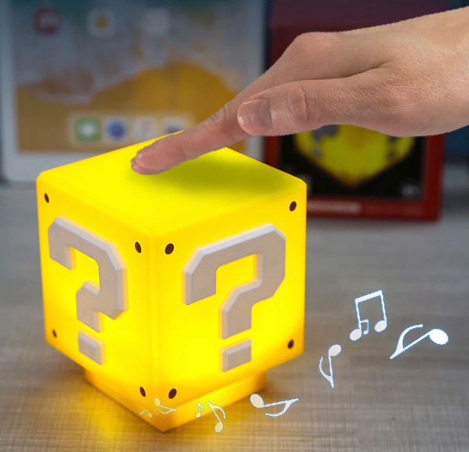 Super Mario lamp, kids room lighting, home decor, musical lamp, kids ...