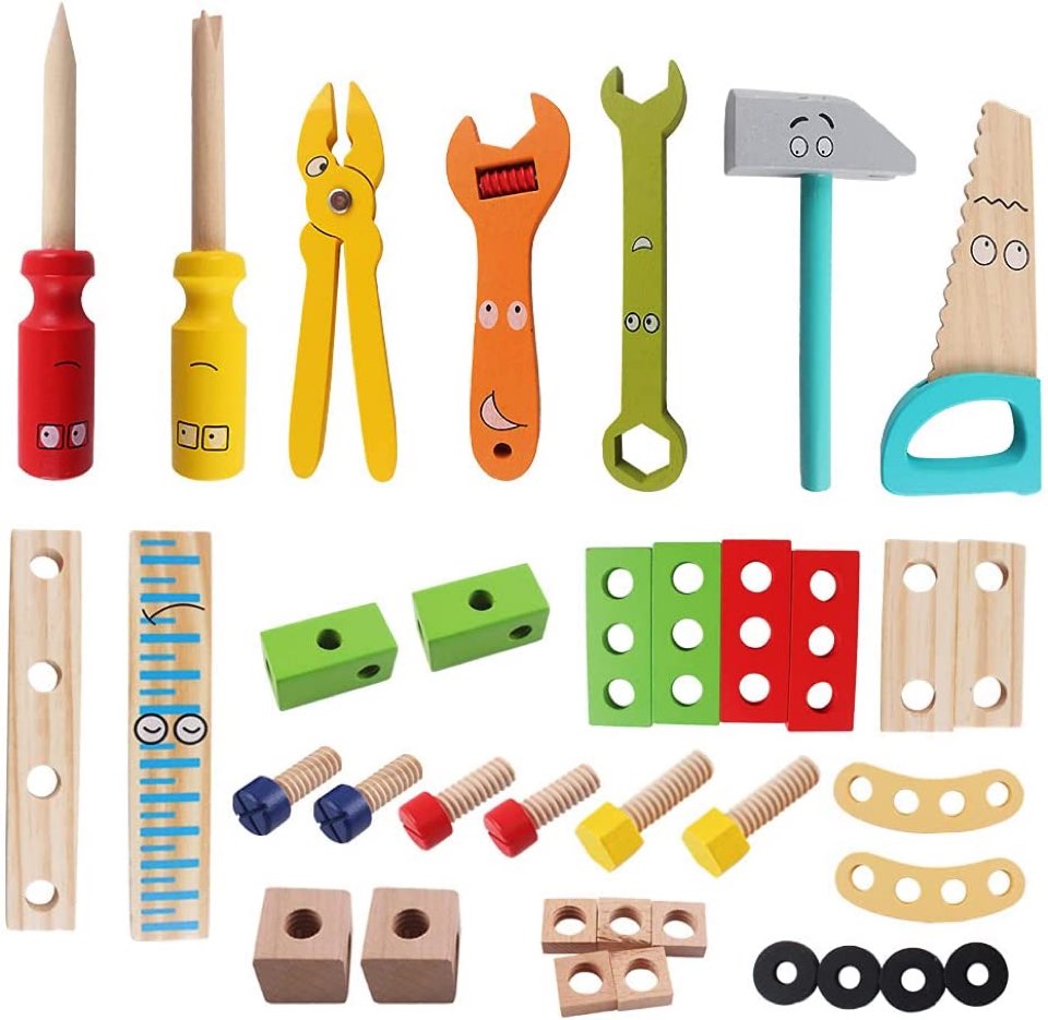ToyArtsy Simulation Tool Box Set for Kids Pretend Play | Educational ...