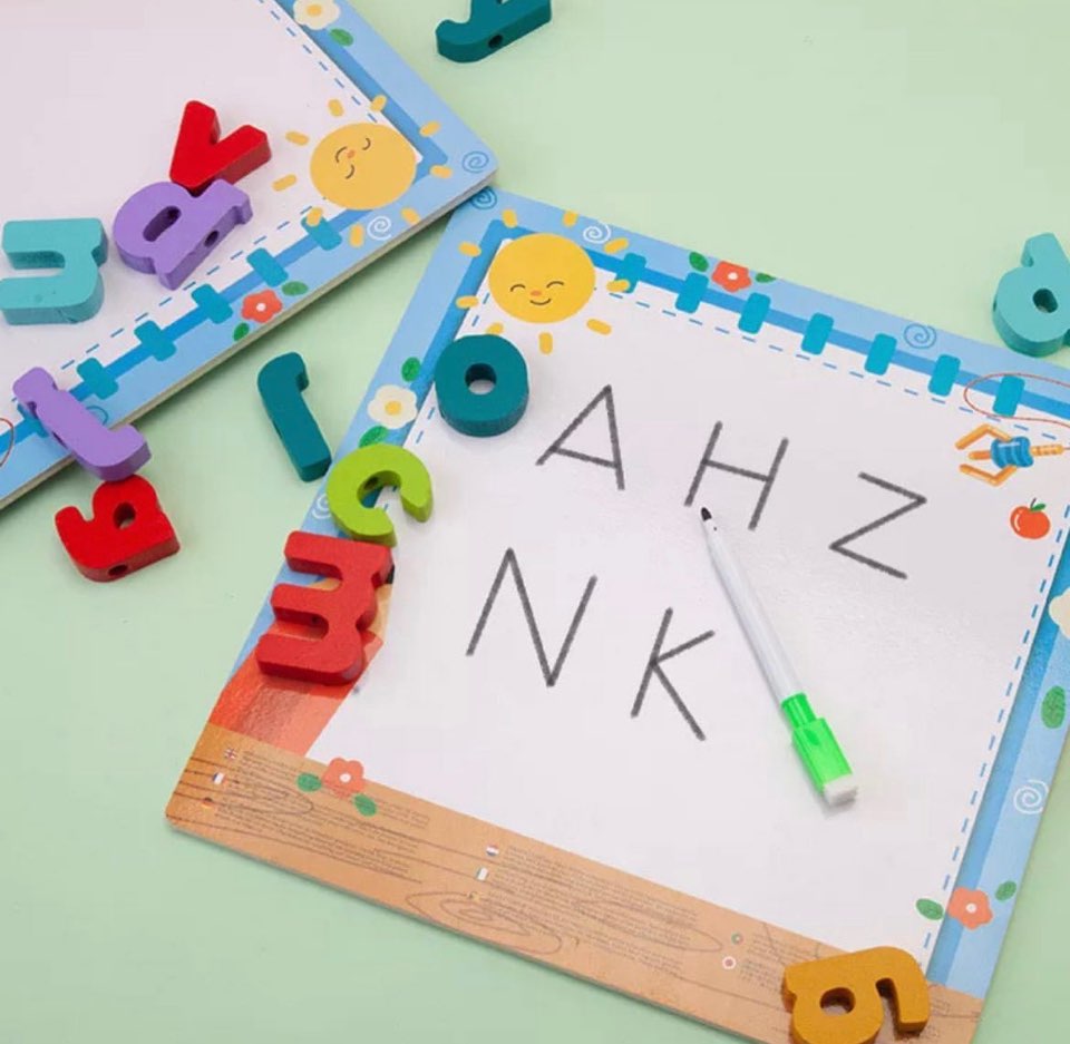 Wooden Multipurpose 3D Boards | Educational Letters and Puzzles