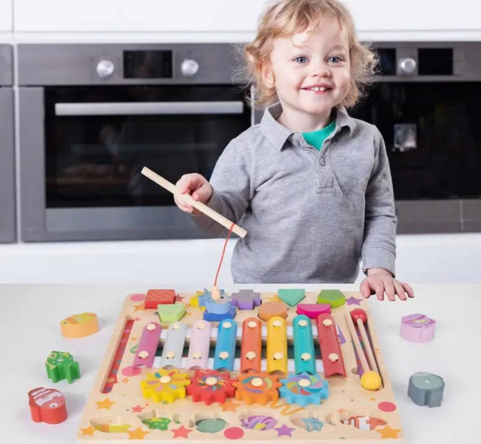 Engage, Learn, Play: Multifunctional Kids Activity Board Toy ...