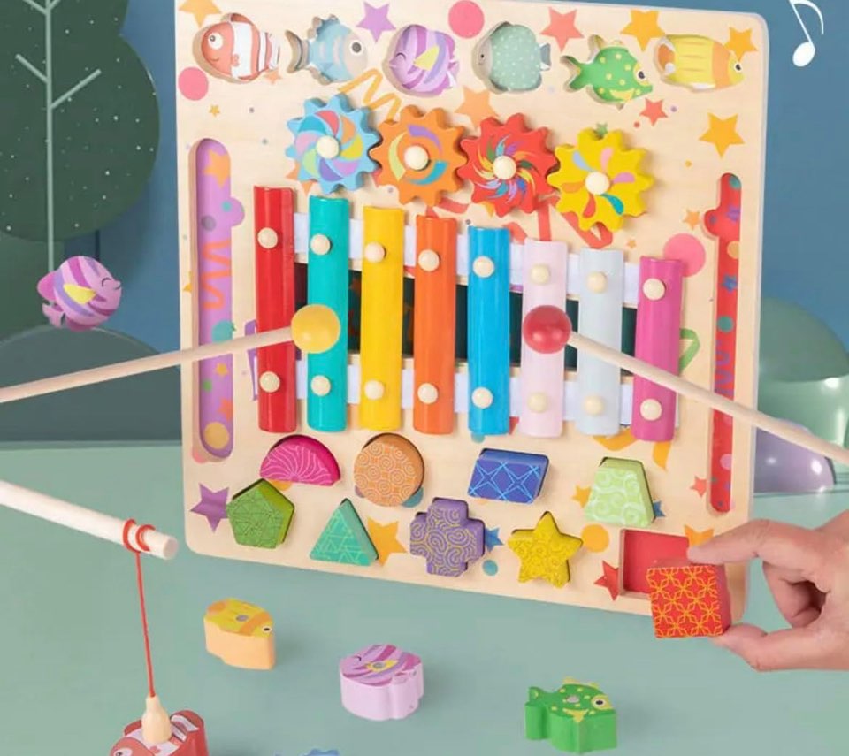 Engage, Learn, Play: Multifunctional Kids Activity Board Toy ...