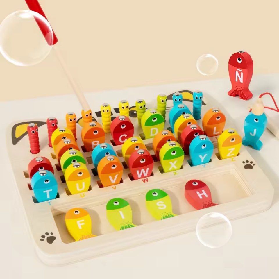 ToyArtsy Magnetic Frog and Bug Fishing Game for Kids | Fun Educational ...