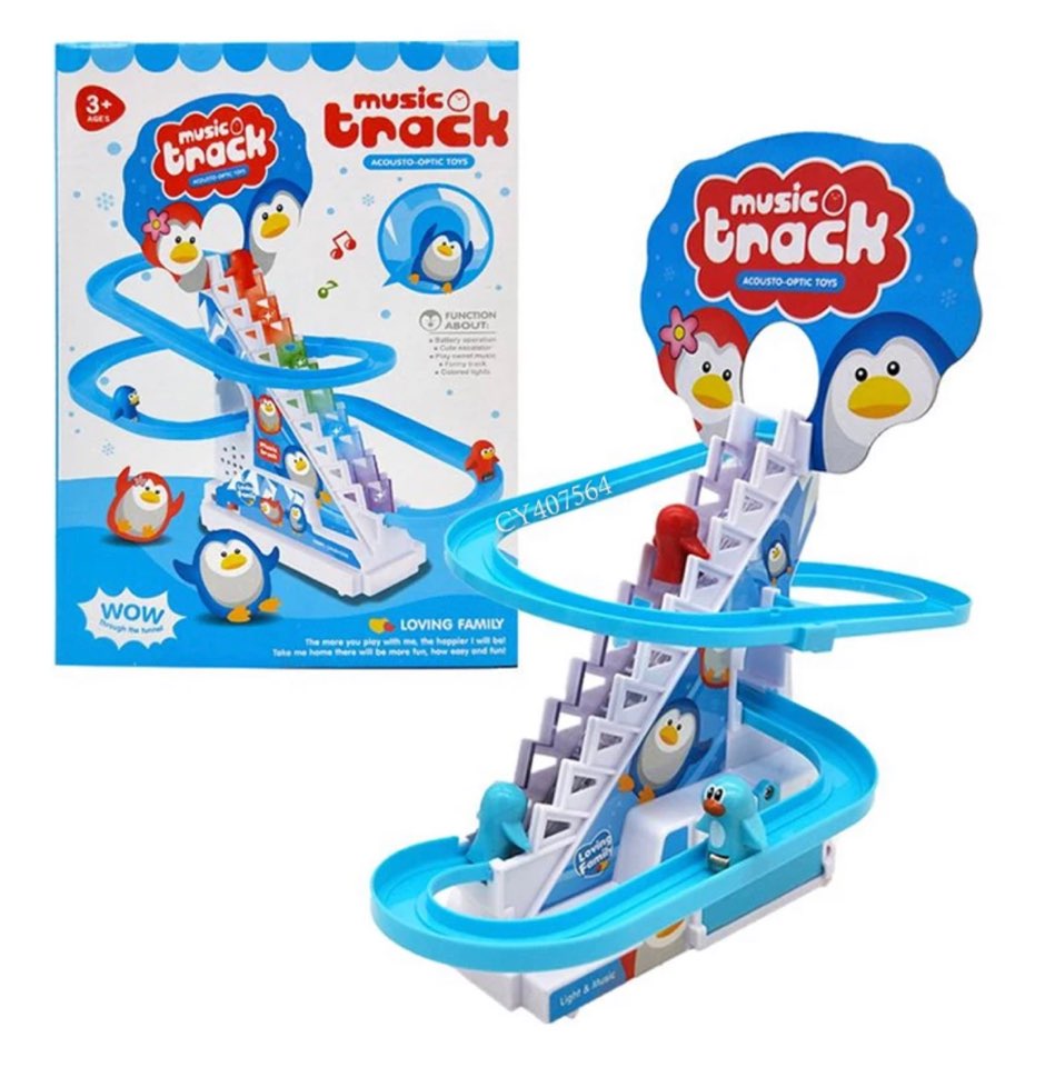 Penguin sliding toy | music track for kids | ToyArtsy