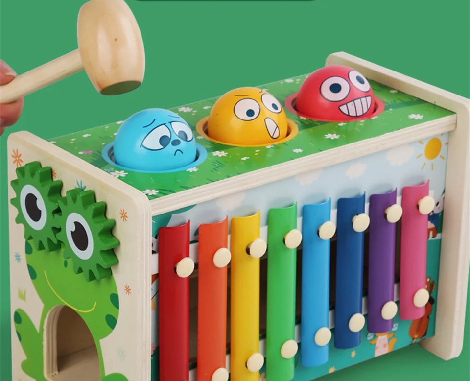 All-In-One Musical Hammer Pounding Bench Toy: Interactive Fun for Kids!