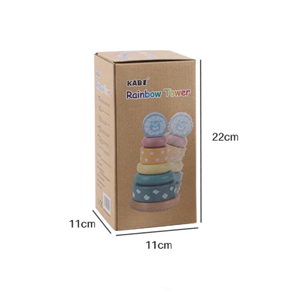 Wooden Montessori Stacking toy, Balancing toy, Roly Poly toy, Baby toys ...